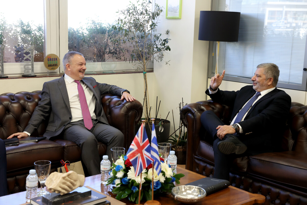 Meeting between the Regional Governor of Attica and the Ambassador of ...